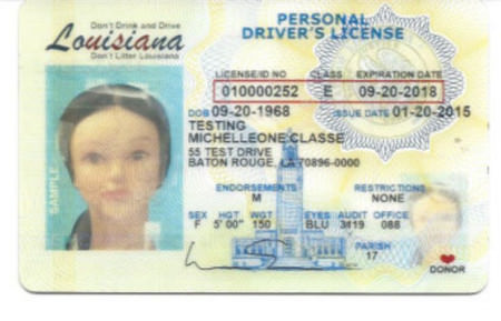 Fresh design elements on Louisiana’s new driver’s license and ID card ...
